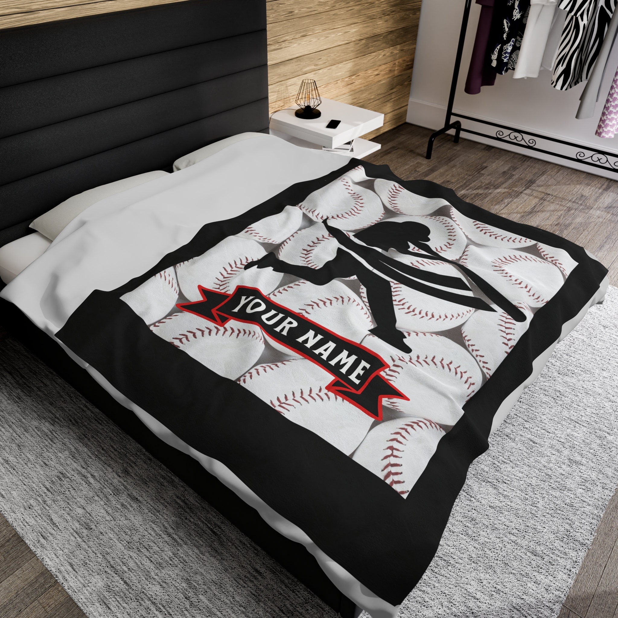 Baseball Team Throw Blanket Baseball Mom Dad Coach Custom Blanket Throw ...