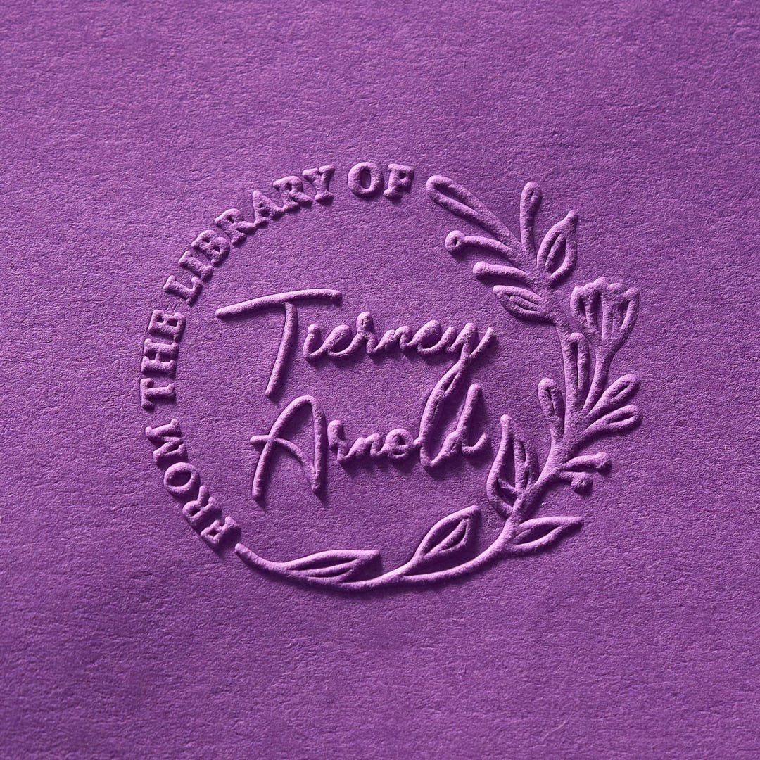 Custom Embosser, Library Design, Personalized Book Embosser, Book ...