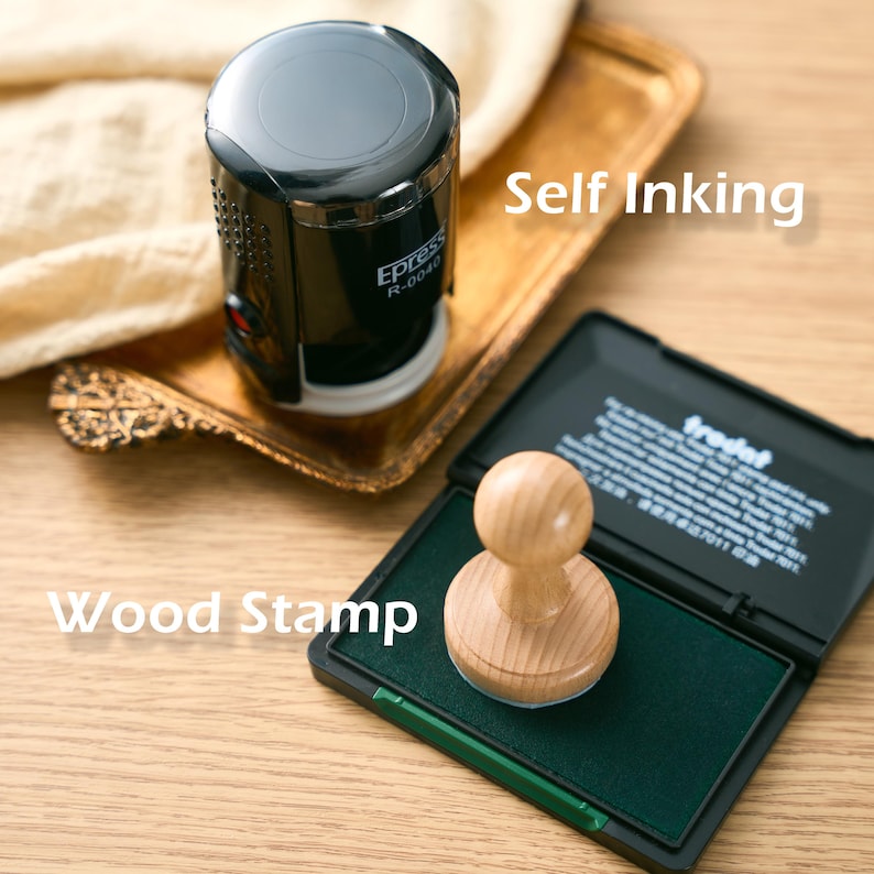 Personalized BOOK STAMP, 12 Tree of Life Designs, Wood & Self-inking ...