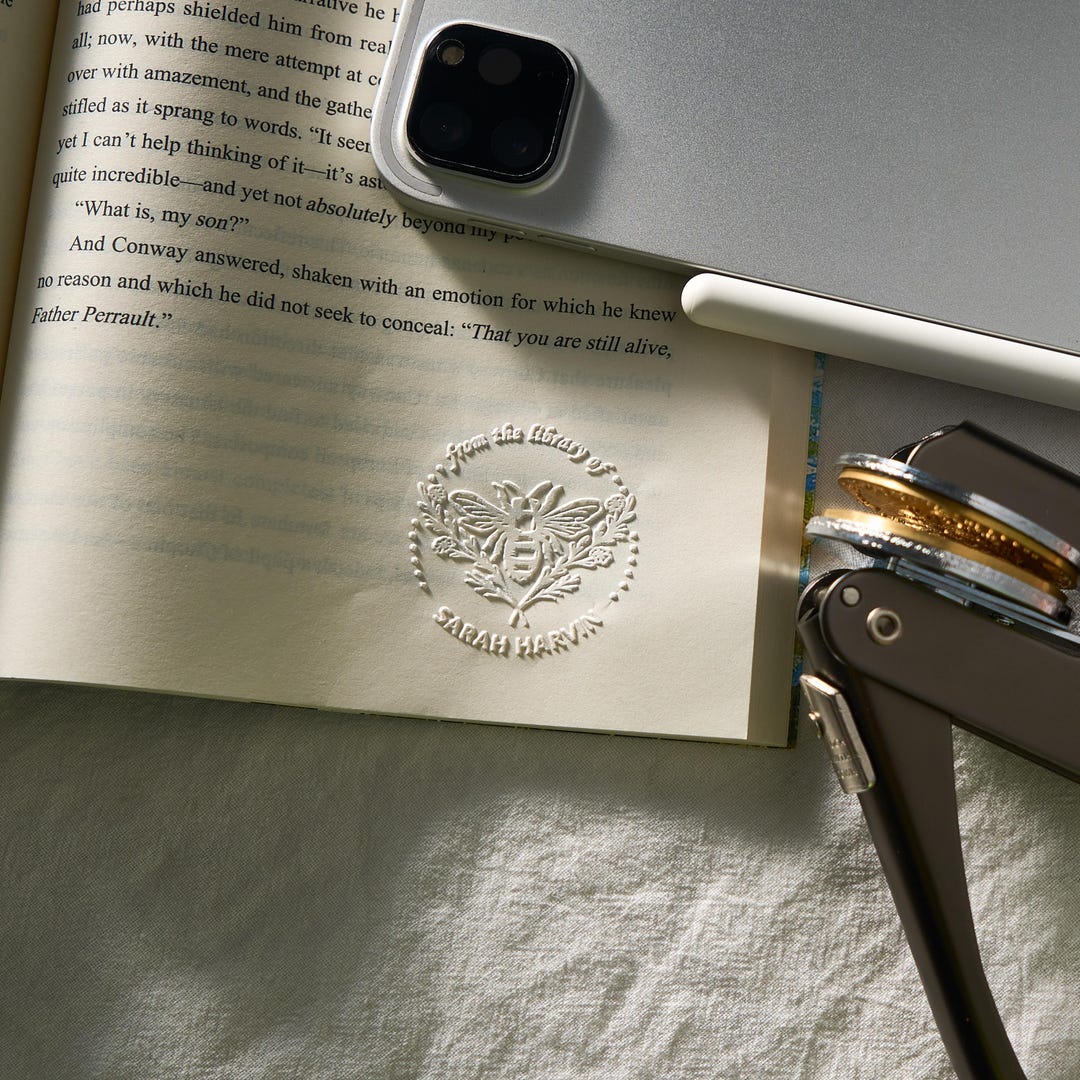 Custom Embosser, Library Design, Personalized Book Embosser, Book ...