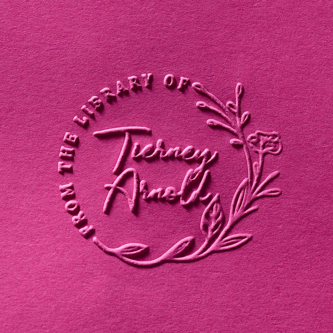 Custom Embosser, Library Design, Personalized Book Embosser, Book ...