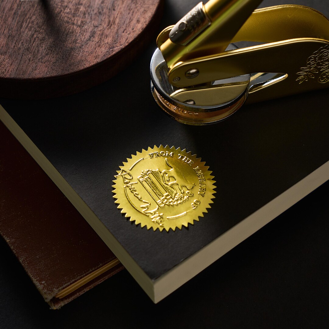 Custom Embosser, Library Design, Personalized Book Embosser, Book ...