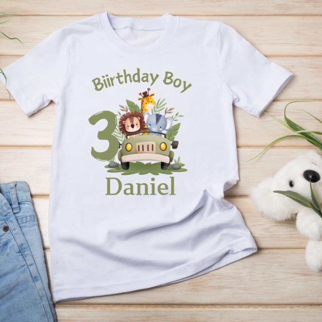 Kids Birthday T-shirt Customized Birthday Gift - Etsy