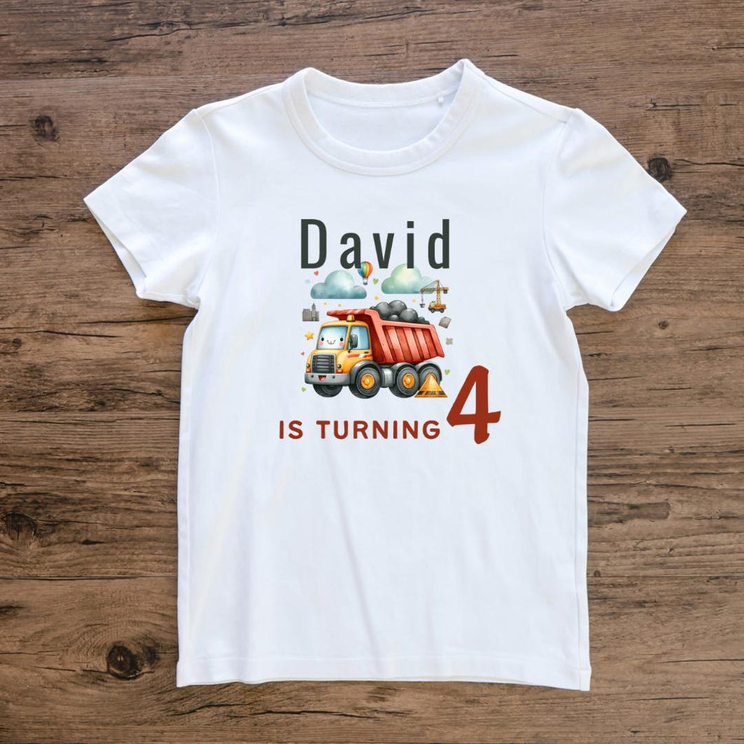Birthday Personalized T-shirt for Kids Custom Birthday Gift - Etsy