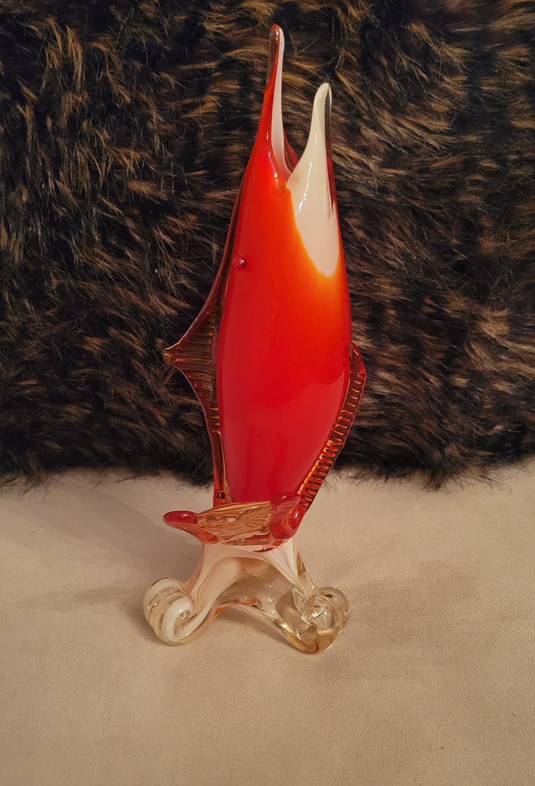 Vintage Murano Glass Shark Fish Vase - Etsy