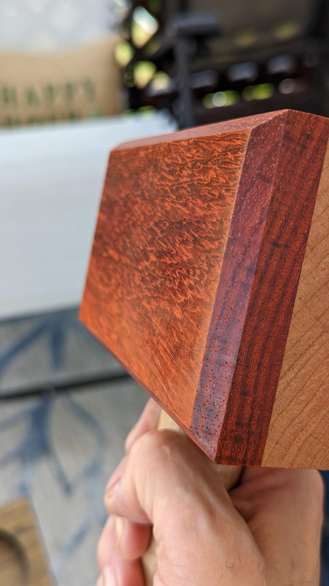 Thor Style Mjollnir Wooden Hammer Mallet Cherry, Padauk and Maple Hand ...