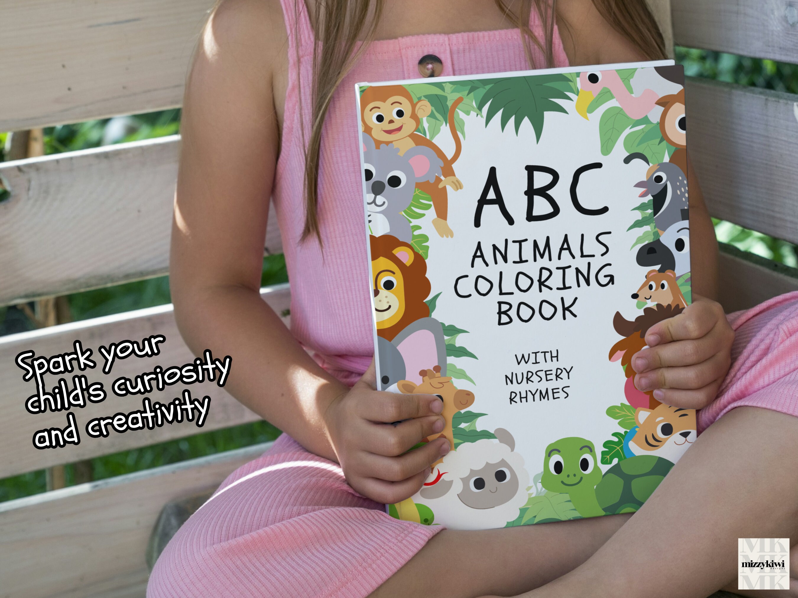 Cute Animals Coloring Book Printable, ABC Alphabet Pages Preschool Busy ...