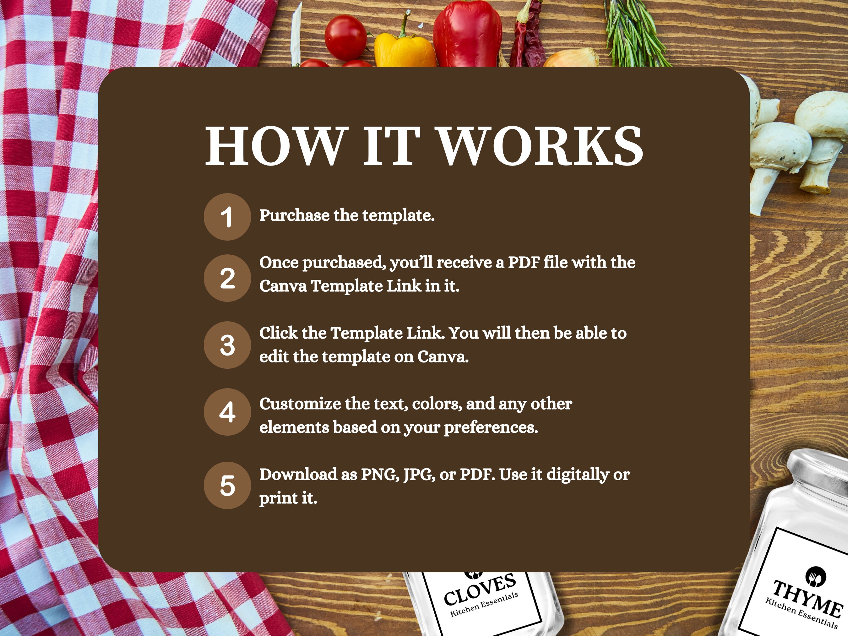 Editable Kitchen Label Canva Template Kitchen Condiments Organization ...