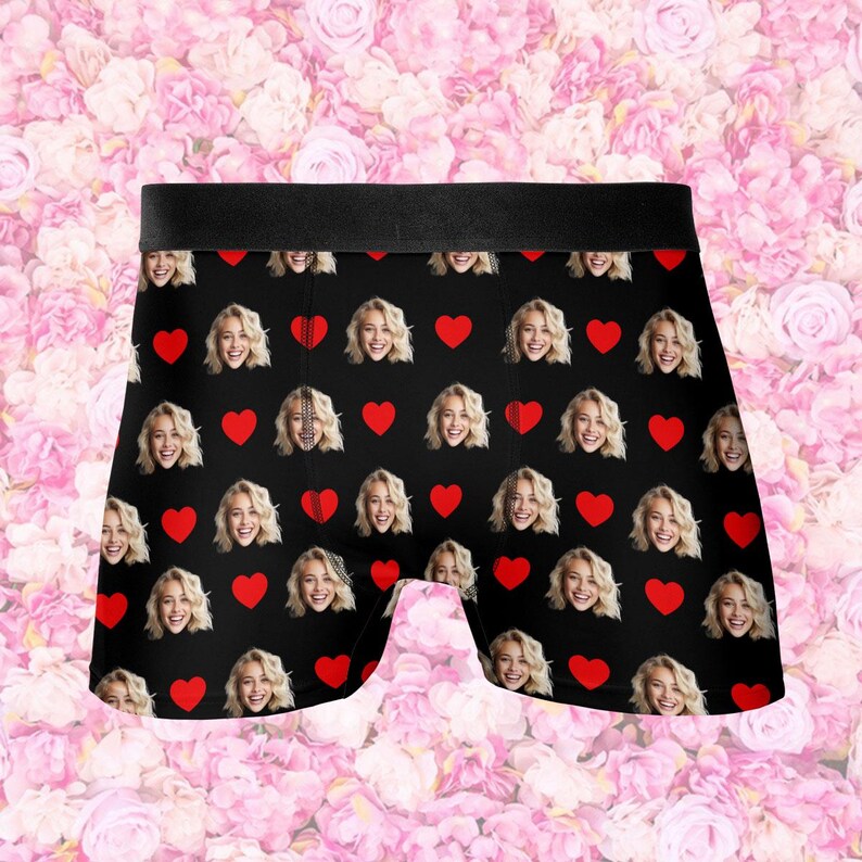 Custom Face Boxers, Custom Underwear for Him, Personalized Face Boxers ...