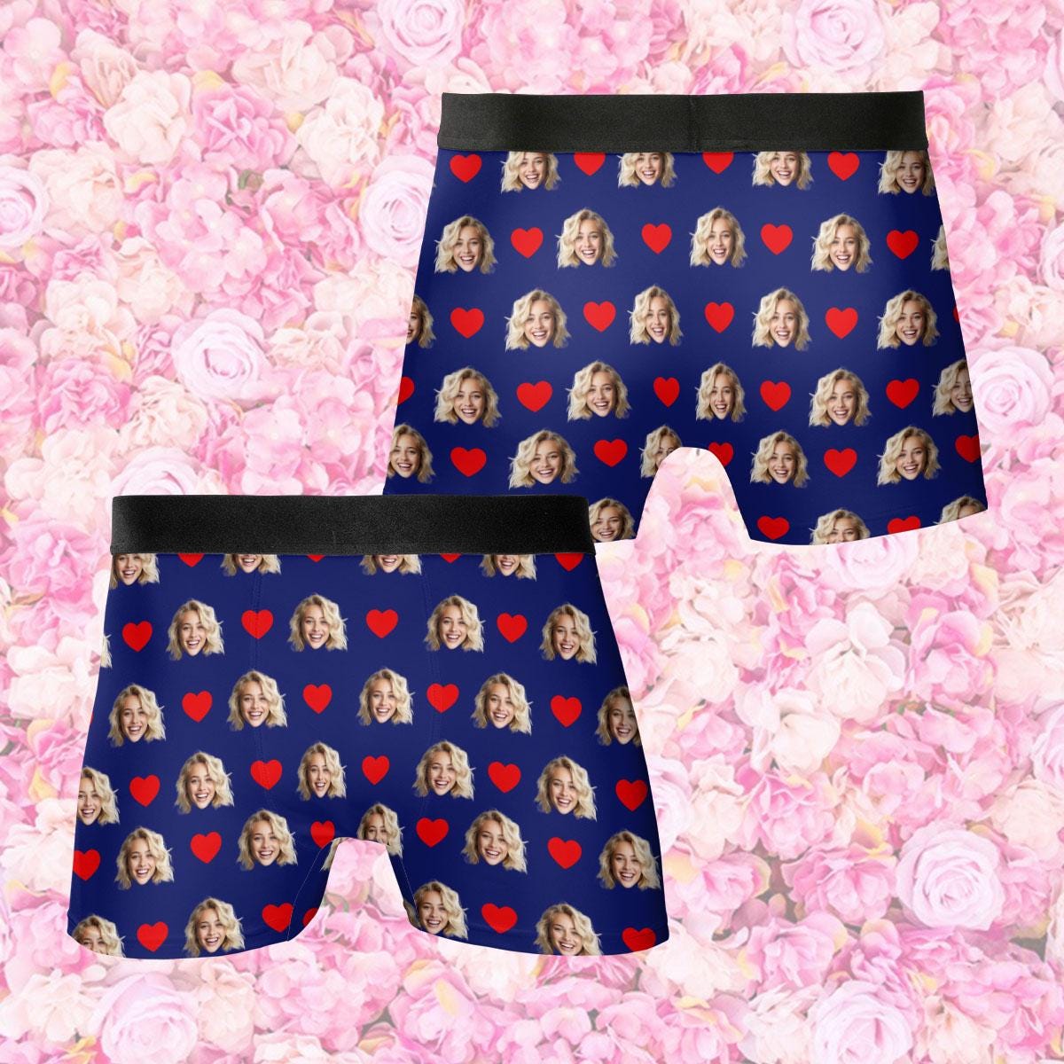 Custom Face Boxers, Custom Underwear for Him, Personalized Face Boxers ...