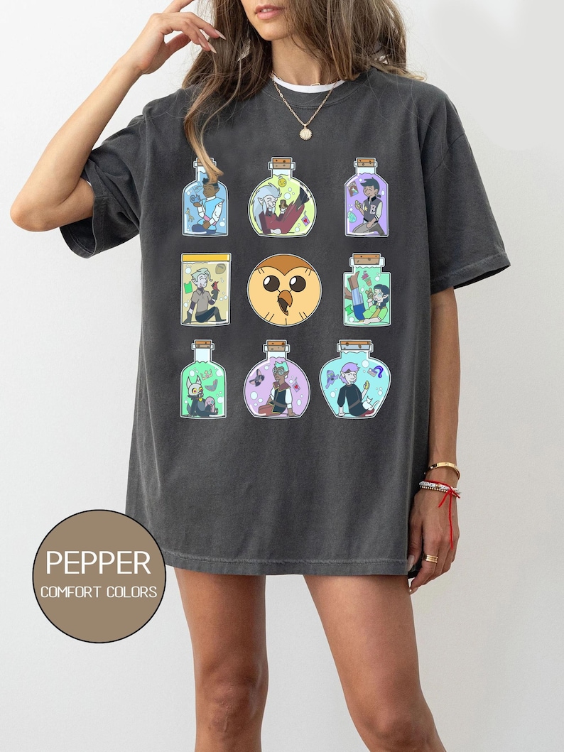 Vintage the Owl House Potions Characters Shirt, the Owl House Shirt ...