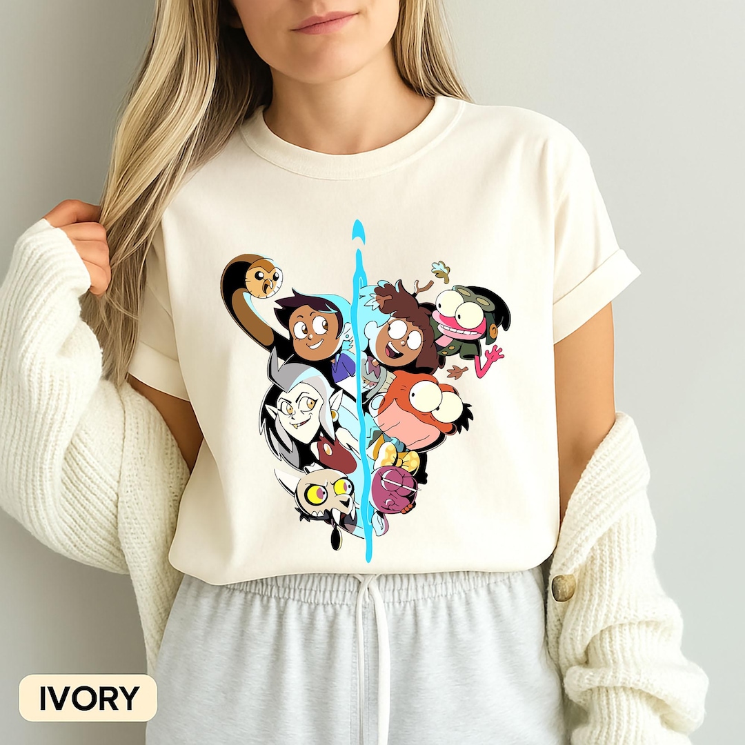 The Owl House Amphibia Disney Shirt, the Owl House Luz Noceda Edaly ...
