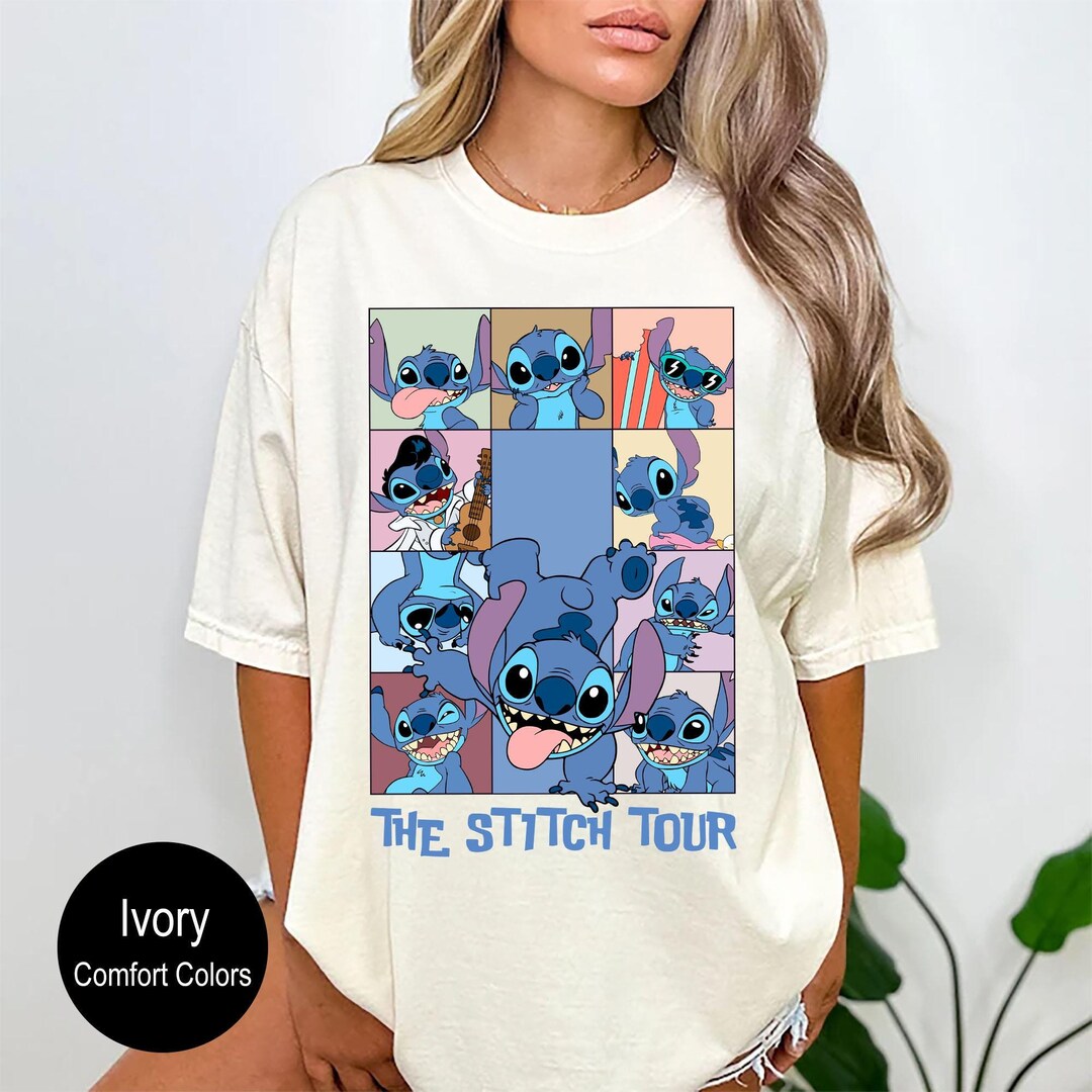 The Stitch Tour Shirt, Disneyland Stitch Shirt, Stitch Shirt, Stitch ...