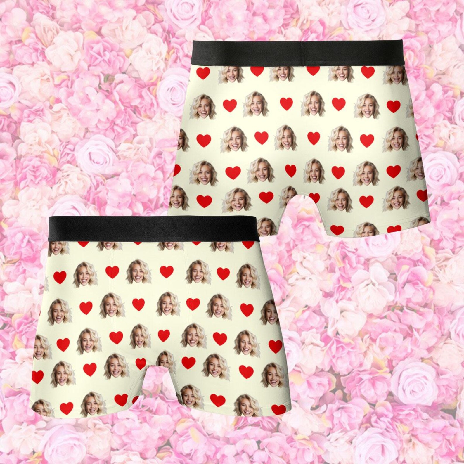 Custom Face Boxers, Custom Underwear for Him, Personalized Face Boxers ...