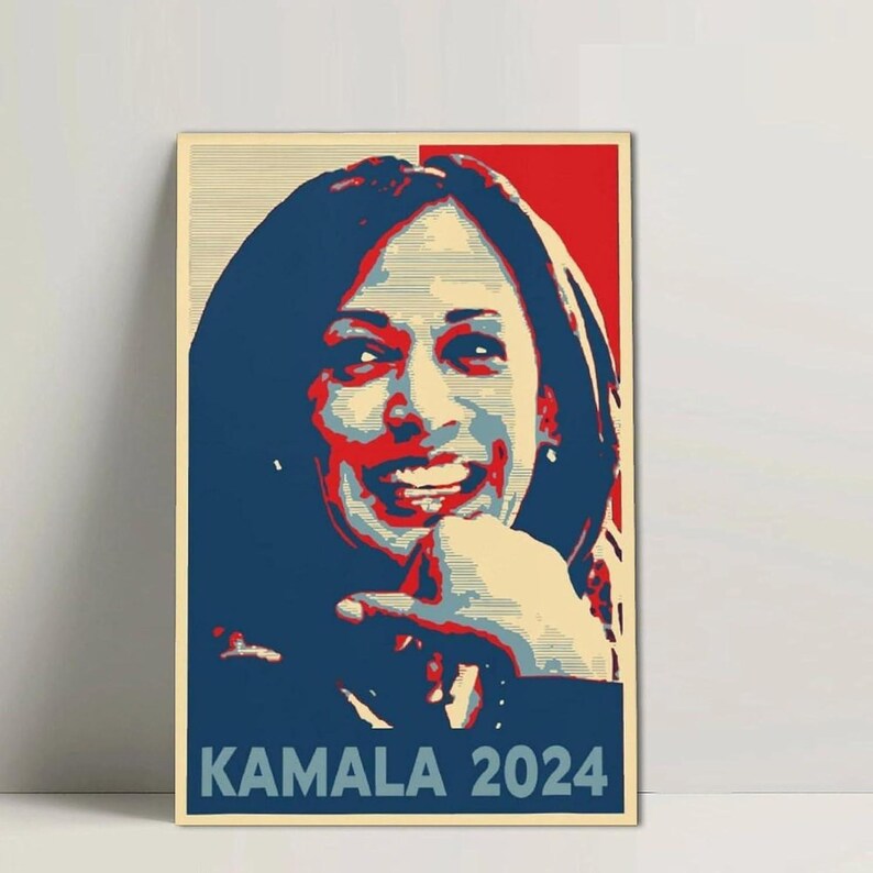 Kamala 2024 Poster, Kamala Harris Wall Art, Election Presidential ...
