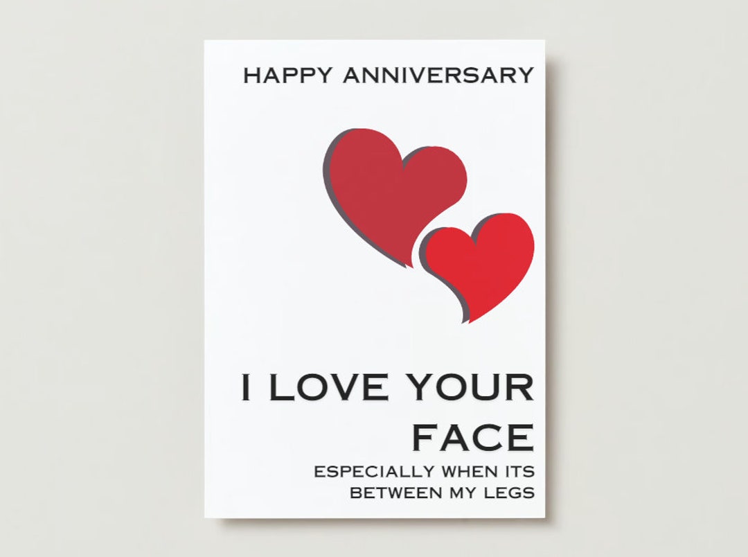 Printable Dirty Anniversary Card, Card for Husband, Boyfriend, Partner, Dirty Anniversary Card ...