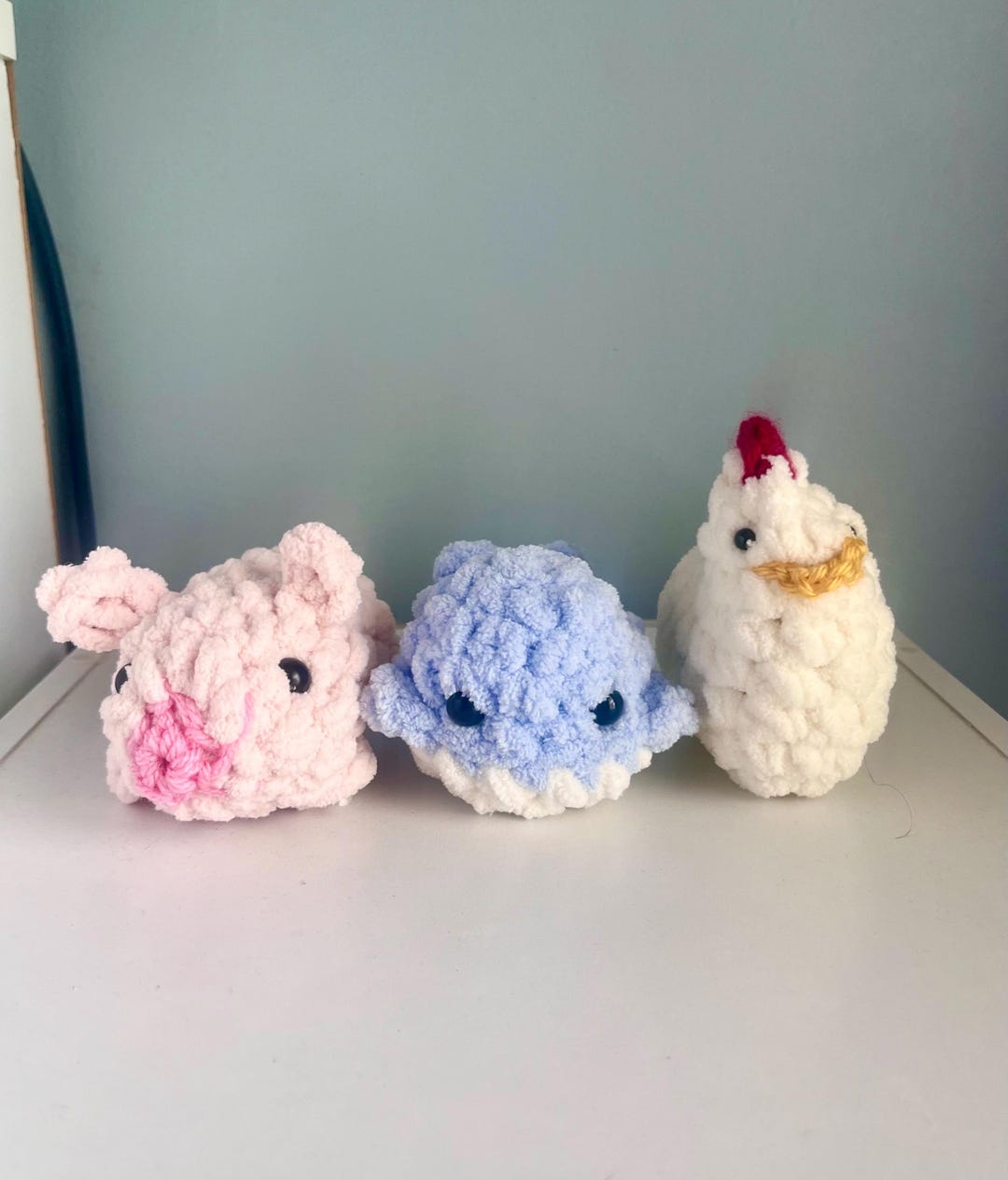 Mini Animal Plushies - Etsy