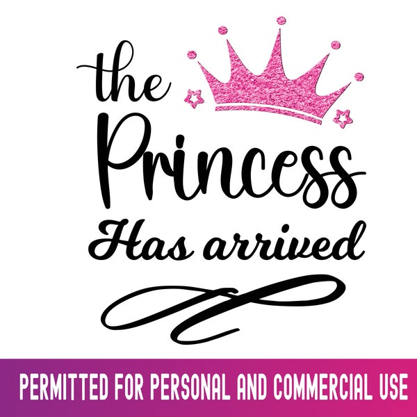 Princess Has Arrived - Etsy
