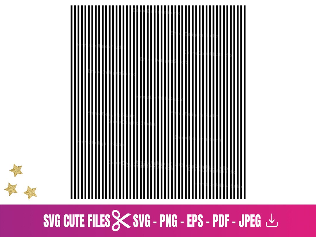 Stripe Pattern SVG Cut File, Seamless Pattern Png, Line Print Cut File ...