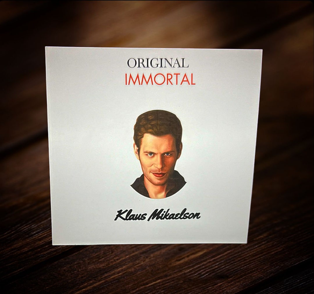 The Original Legacy: Klaus Mikaelson Card - Etsy UK