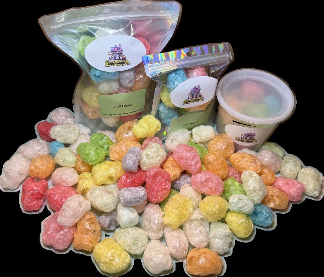 Freeze Dried Puff Bears Perfect Stocking Stuffers for the Puff Bear ...