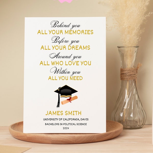 High School Graduation Card - Etsy