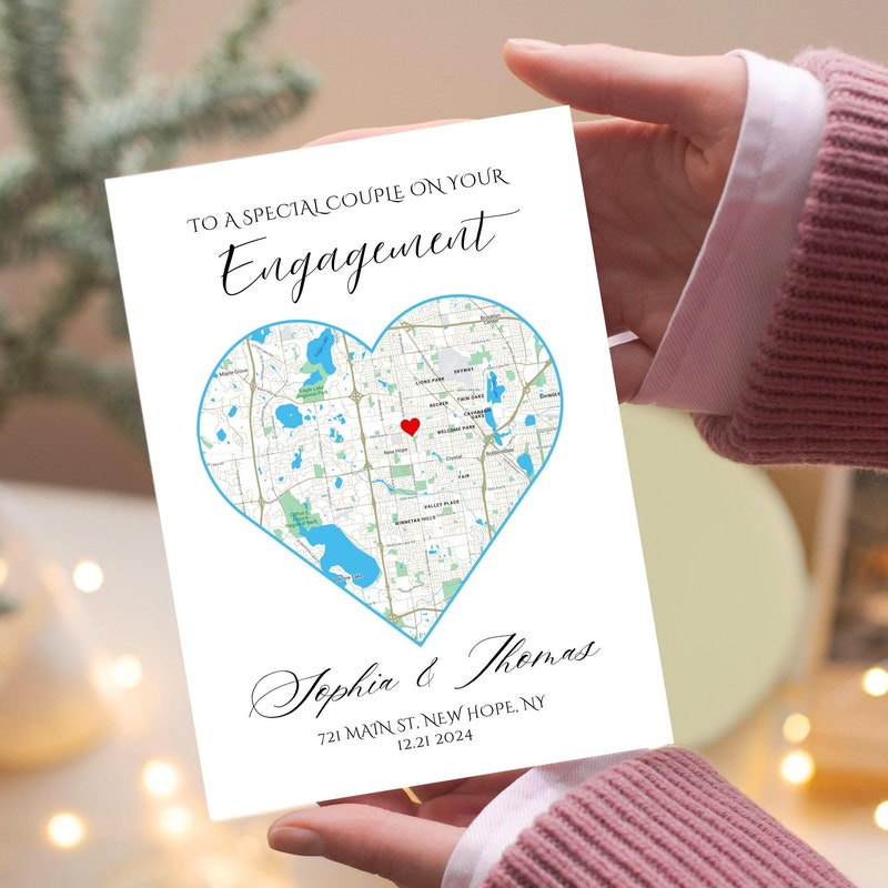 Engagement Card - Etsy