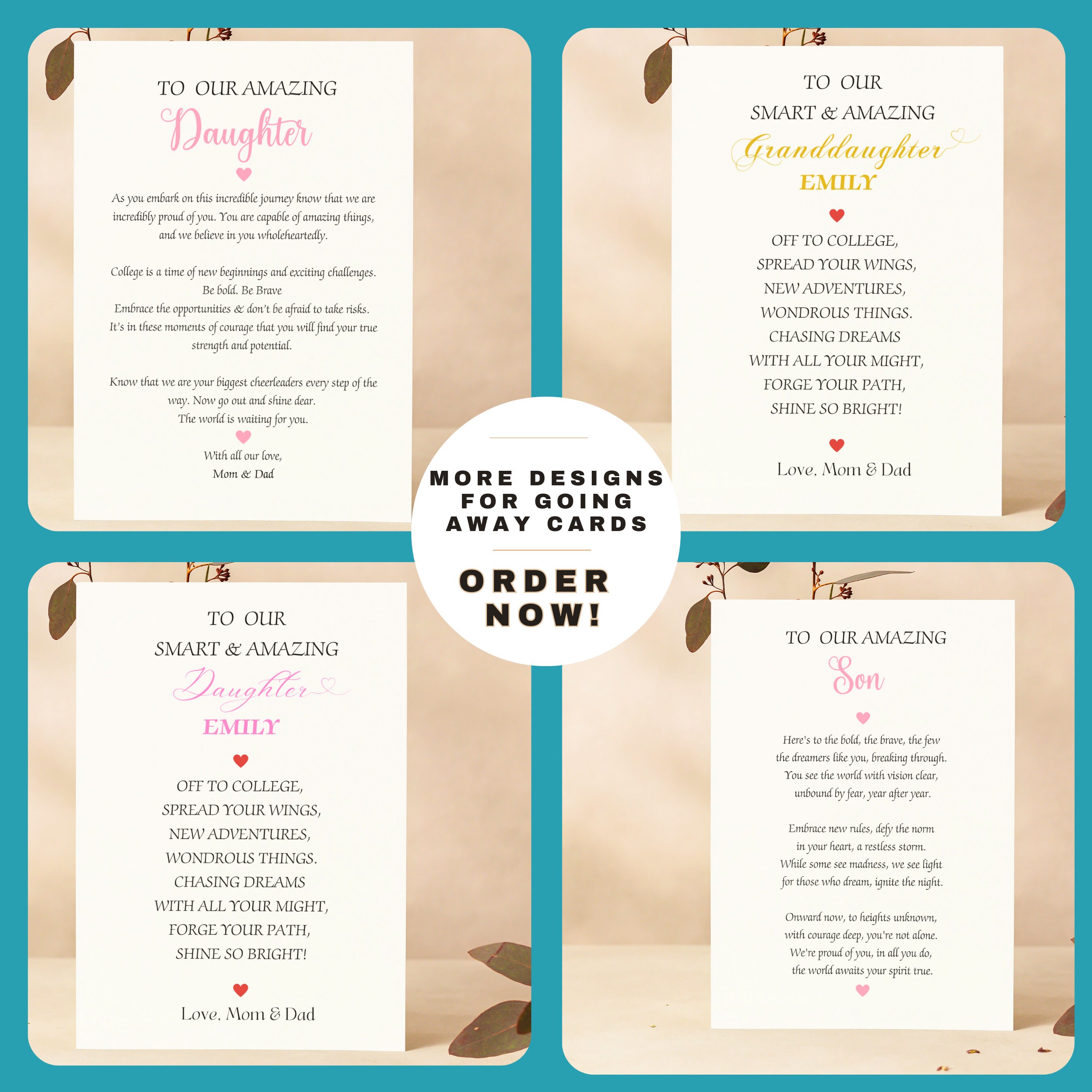 Personalized First Day of College Acceptance High School Graduation ...