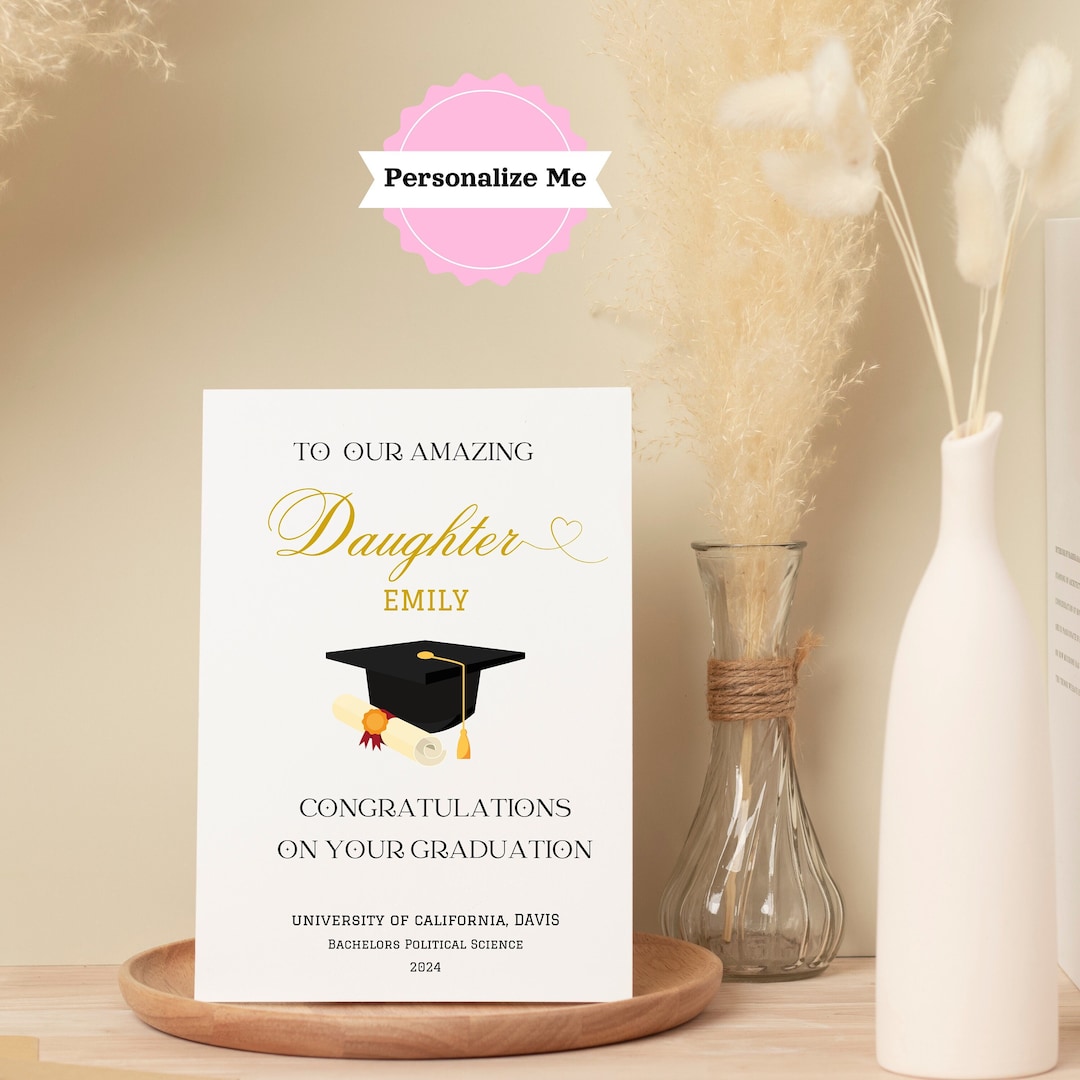 Personalized Graduation Card, Nurse Card, Graduation Gift for Doctor ...