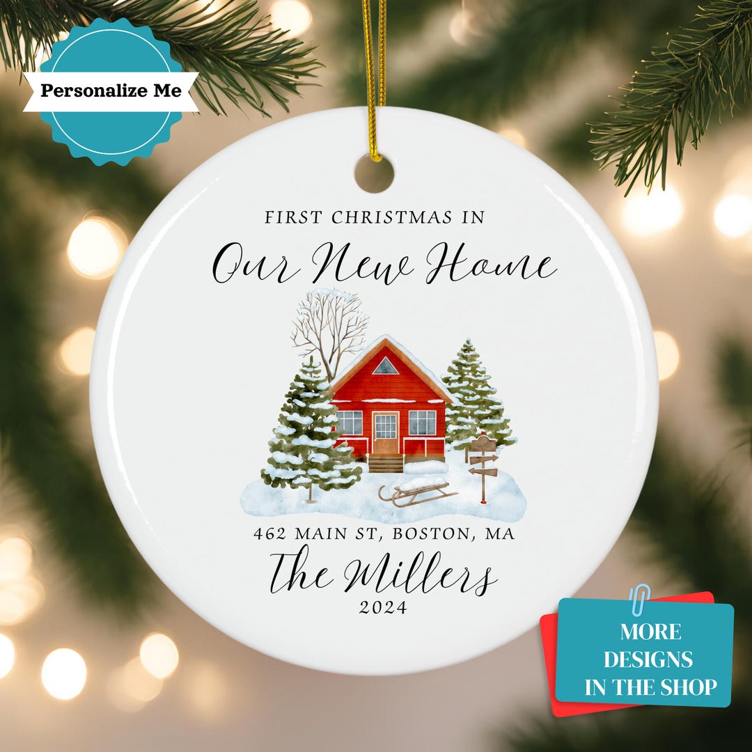 Custom Closing Ornament, Homeowner Gift, House Closing Gift, Realtor ...