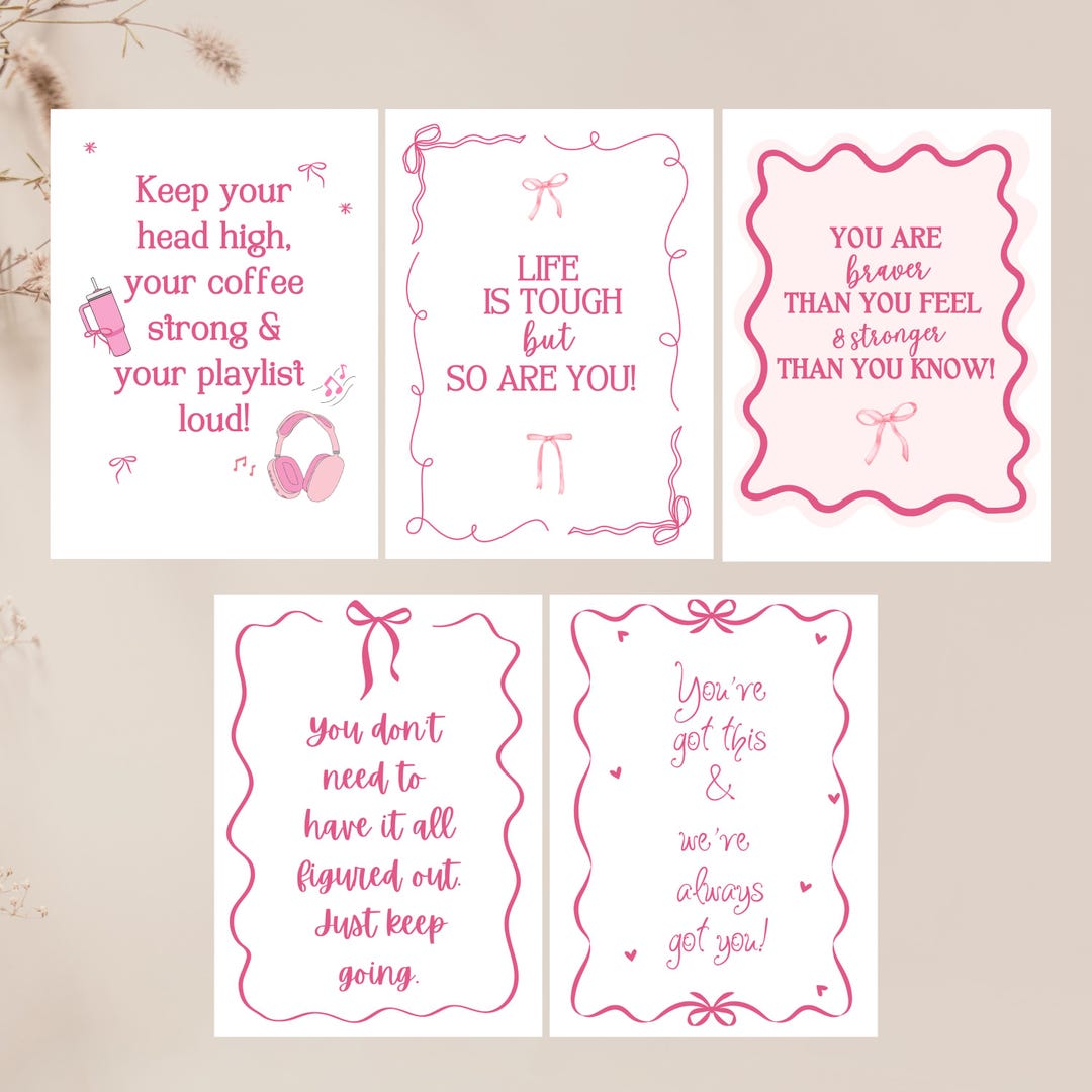 5 Cancer Awareness Cards Life is Tough but so Are You Uplifting Cancer ...
