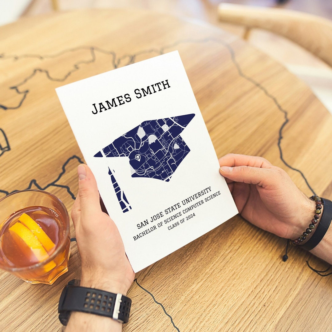 Personalized College Wall Art School Map College Dorm Room Decor Poster ...