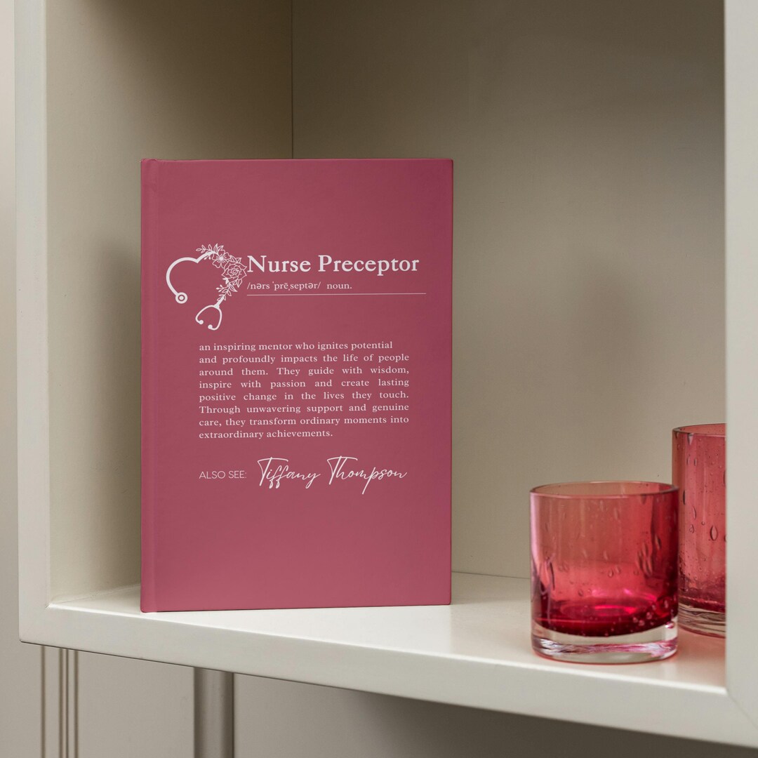 Nurse Preceptor Gift Custom Journal Thank You Gift for Coworker ...