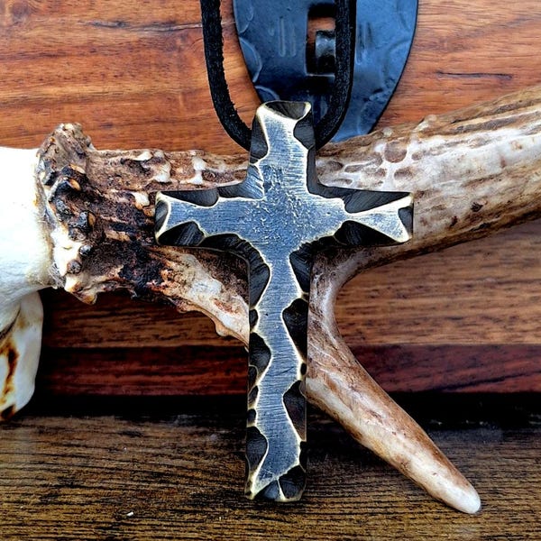 Heavy Metal Cross - Etsy
