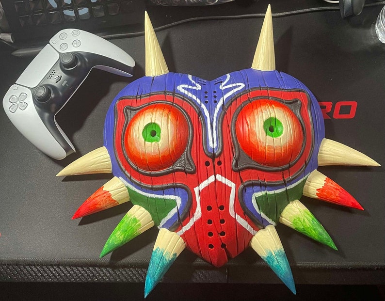 Majoras Mask 3D Printed Gray or Acrylic Painted - Etsy