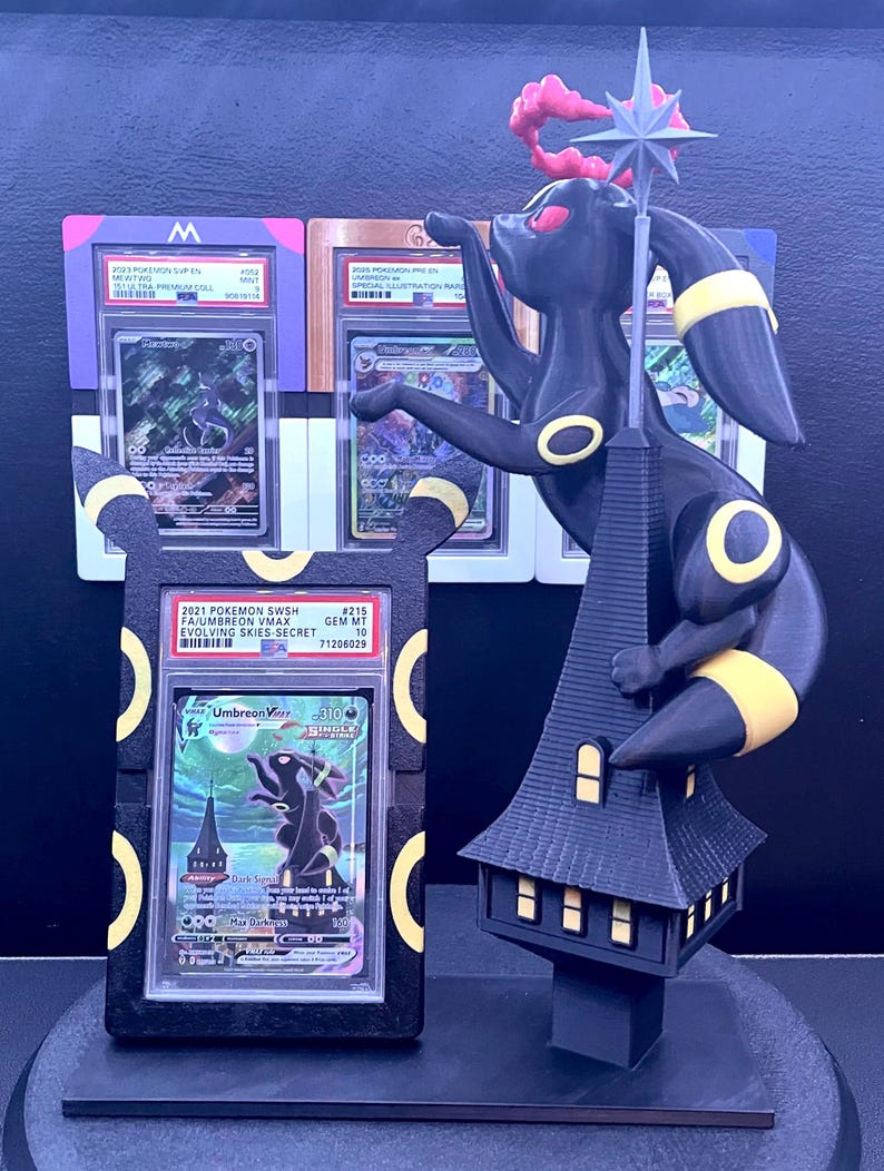 Umbreon Vmax Moonbreon PSA Graded Card Display Stand Pokemon 151 Promo ...