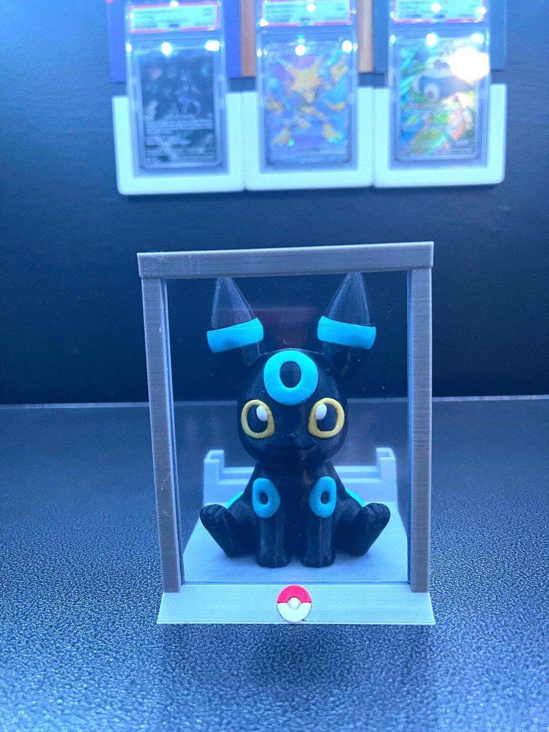 Umbreon Shiny PSA Graded Card Display Stand 151 Pokemon TCG BGS Cgc Tag ...