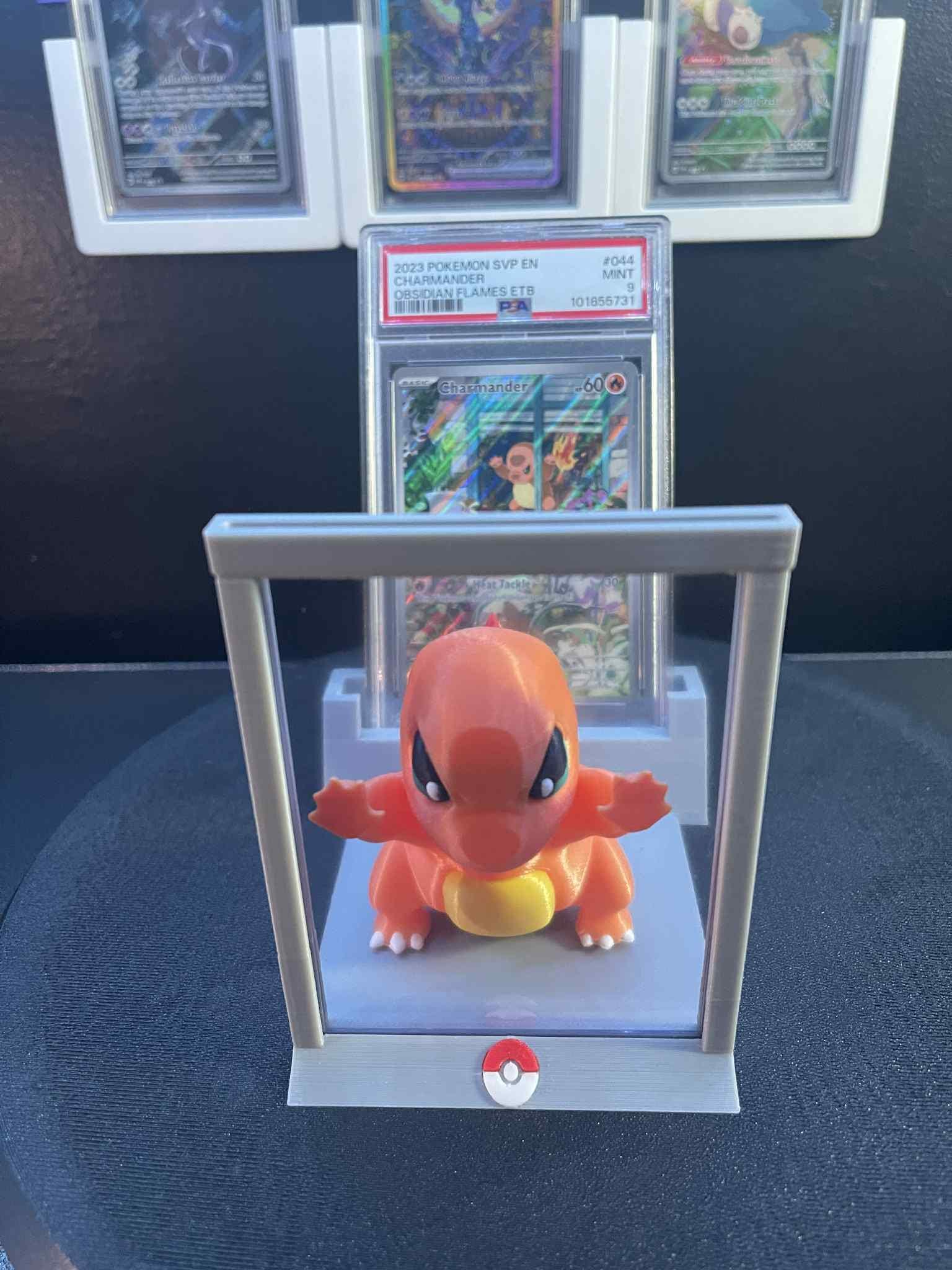Charmander Promo PSA Graded Card Display Stand 151 Jealous Pokemon TCG ...