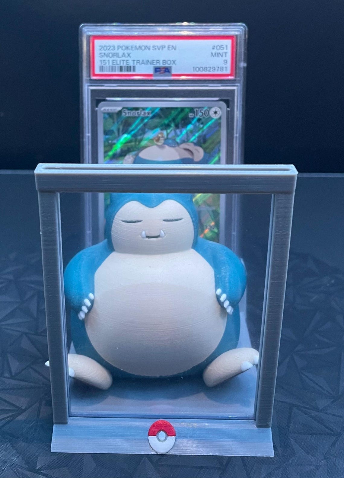 Snorlax PSA Graded Card Display Stand 151 Pokemon TCG BGS Cgc Tag Promo ...