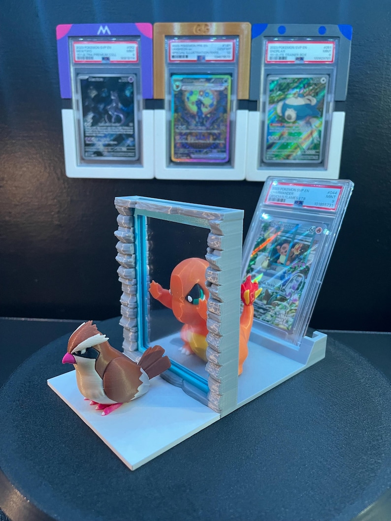 Charmander Promo PSA Graded Card Display Stand 151 Jealous Pokemon TCG ...