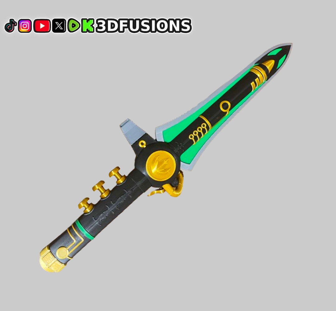 Green Ranger Dragon Dagger - Etsy