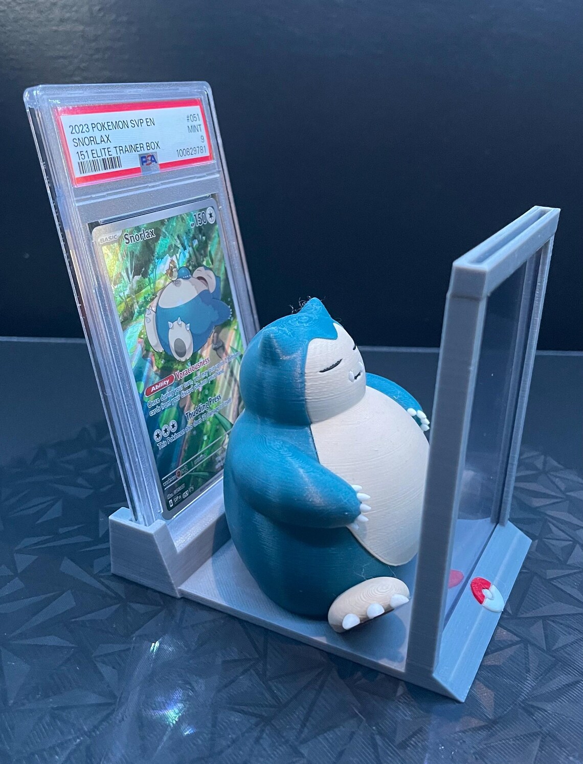Snorlax PSA Graded Card Display Stand 151 Pokemon TCG BGS Cgc Tag Promo ...