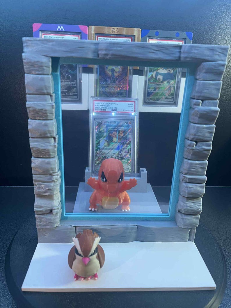 Charmander Promo PSA Graded Card Display Stand 151 Jealous Pokemon TCG ...