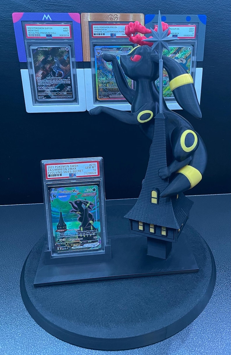 Umbreon Vmax Moonbreon PSA Graded Card Display Stand Pokemon 151 Promo ...