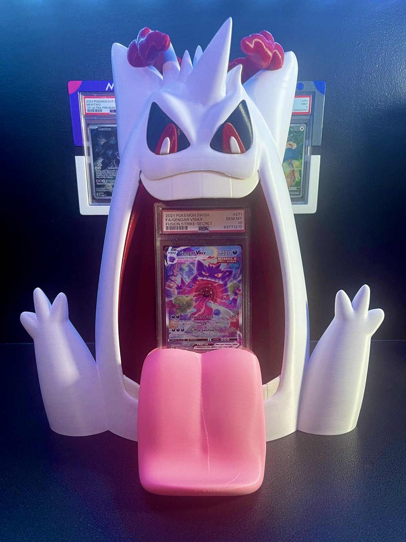 Gigantamax Gengar Vmax PSA Graded Card Display Stand Pokemon 151 Promo ...