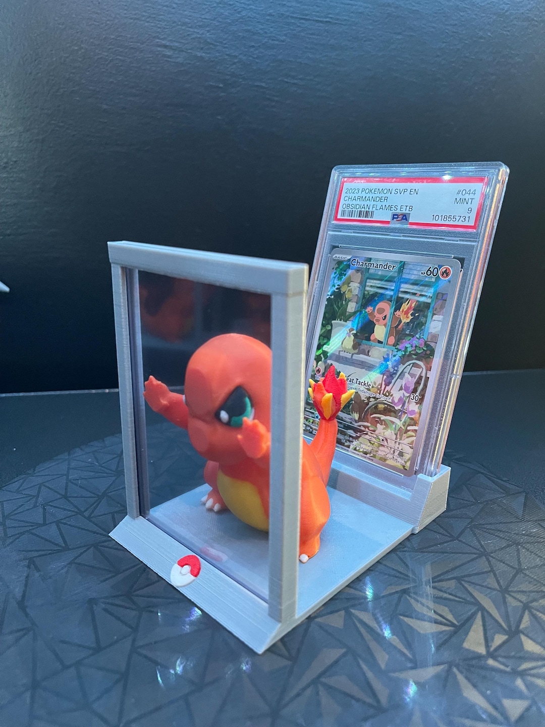 Charmander Promo PSA Graded Card Display Stand 151 Jealous Pokemon TCG ...