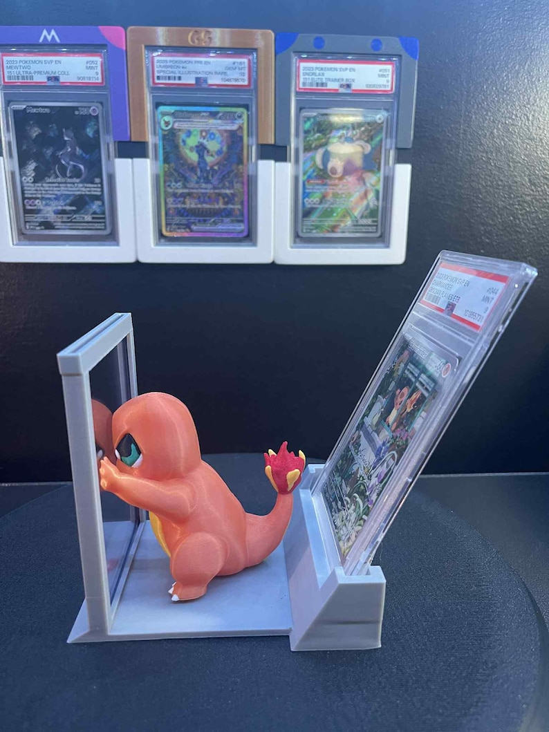 Charmander Promo PSA Graded Card Display Stand 151 Jealous Pokemon TCG ...