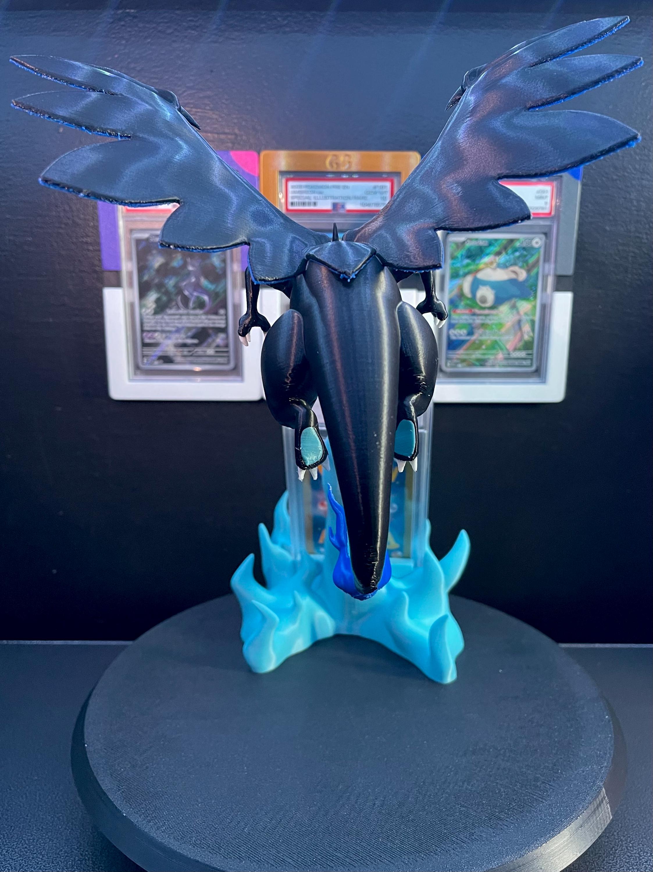 Mega Charizard X Phantasmal Flames PSA Graded Card Slab Display Stand ...