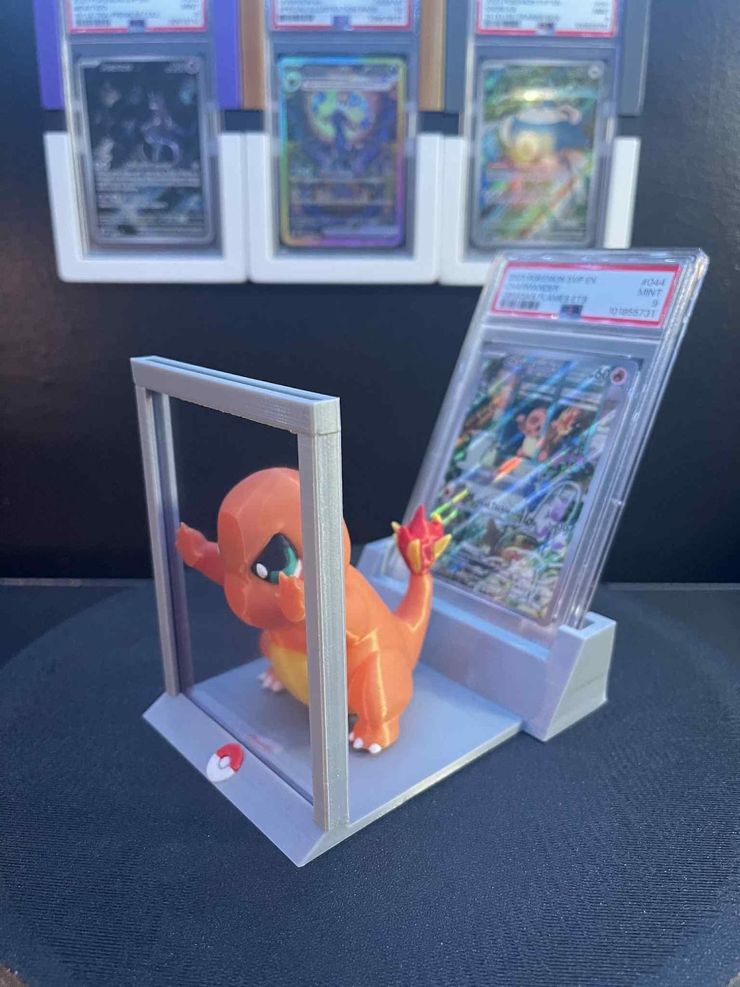 Charmander Promo PSA Graded Card Display Stand 151 Jealous Pokemon TCG ...