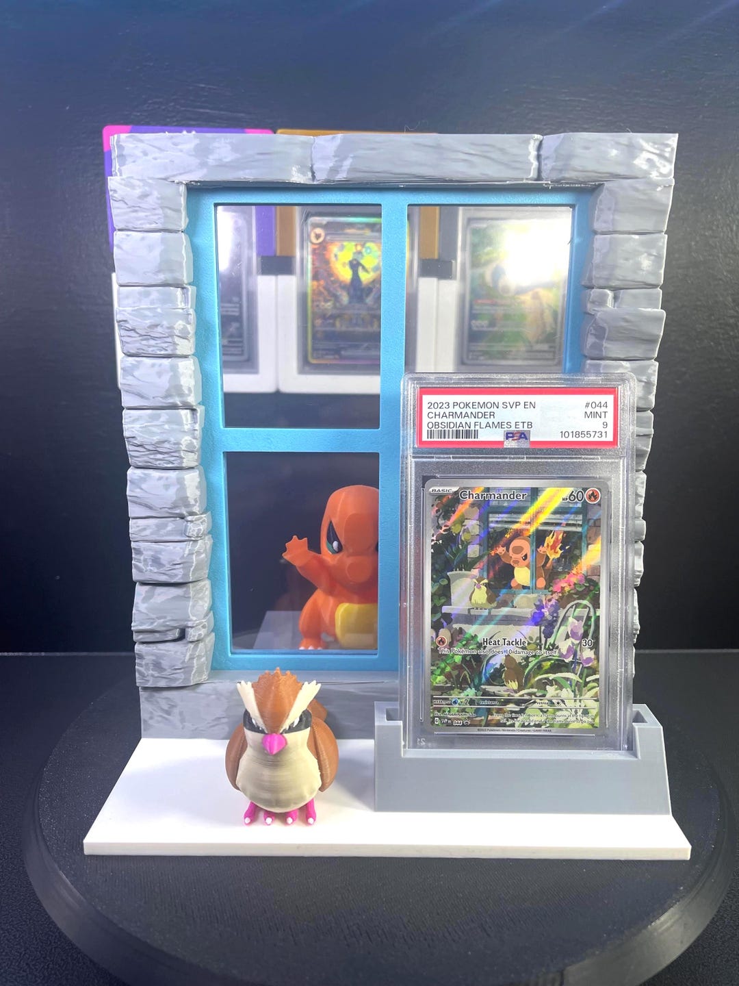 Charmander Promo With Pidgey XL V2 PSA Window Card Display Stand 151 ...